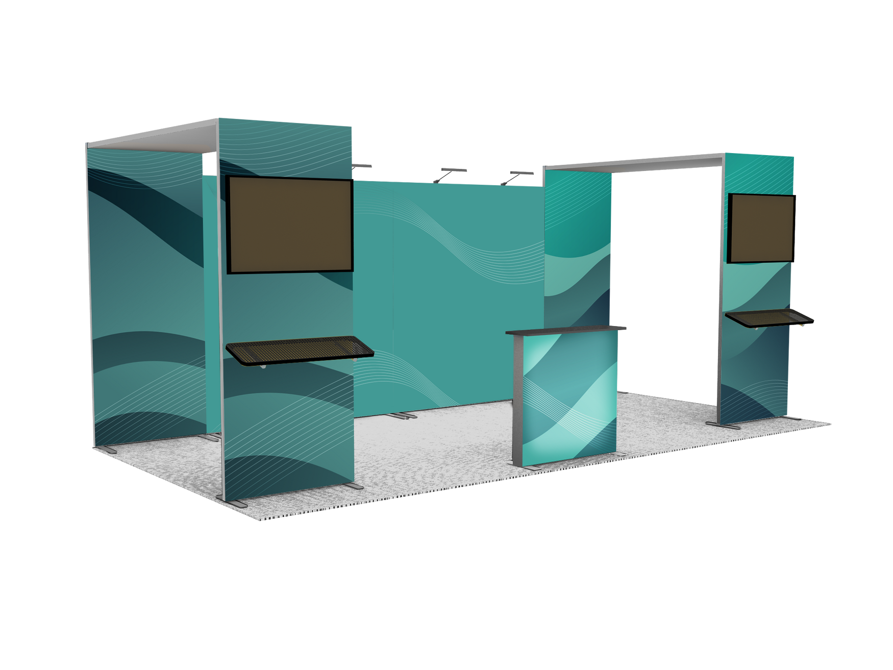 20' SEG Exhibit Kits – Modular Exhibits