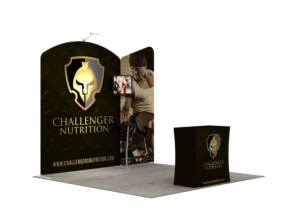 10' Portable Trade Show Exhibit Kits – Modular Exhibits