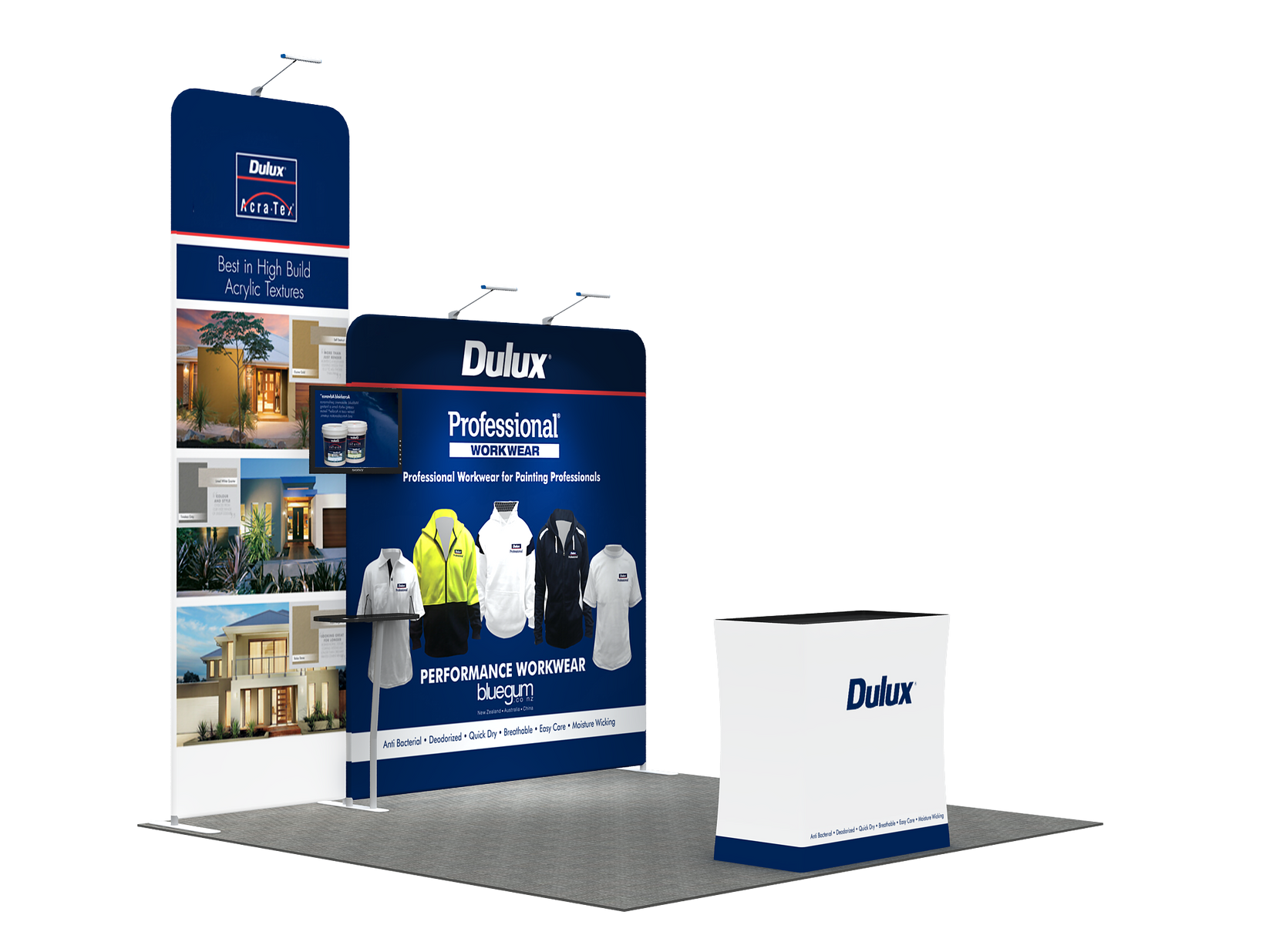 10' Portable Trade Show Booth Exhibit Kit - Style 2 – Modular Exhibits
